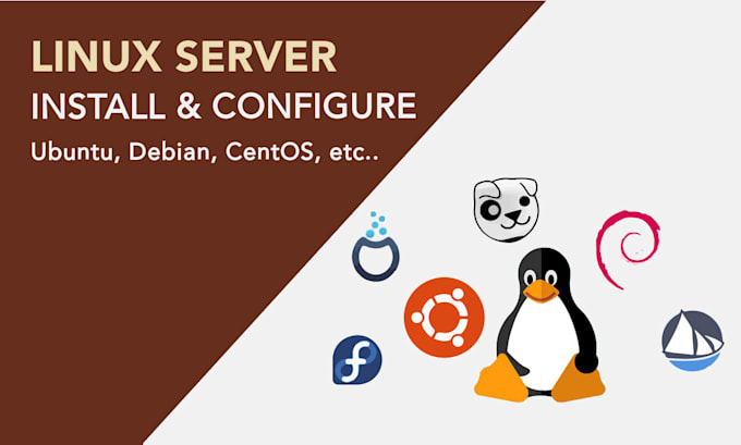 Configure your server linux and install in a virtual machine by ...