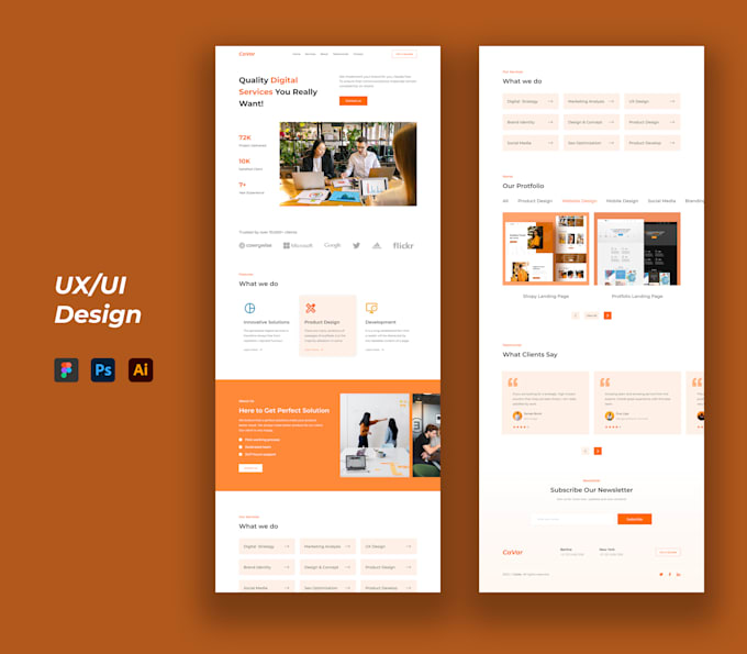 Design creative, modern, and high quality website and mobile ui ux by ...