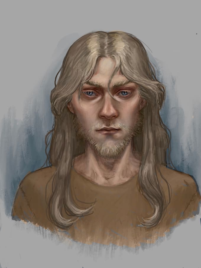 Create a custom character portrait in digital medium by Inesdelys | Fiverr