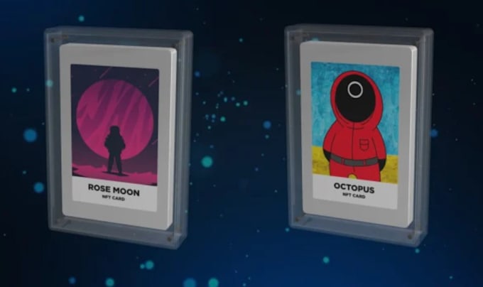 Create 3d nft card, crypto nft card and nft trading card by Pramuel ...