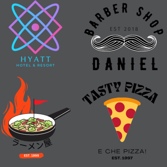 Makes a professional logo for a cheap price by Vesp_designs | Fiverr