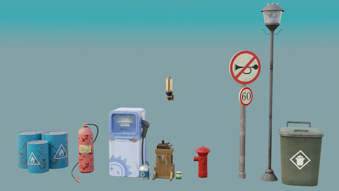 Create a 3d model with pbr textures for real time engine by A_bert | Fiverr