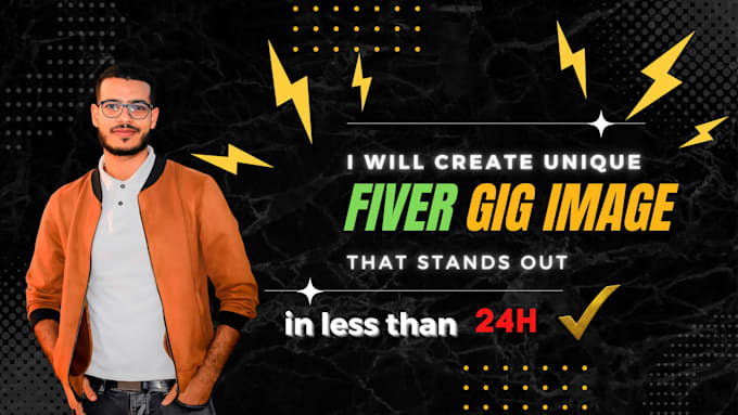 Create unique fiverr gig images fast in less than 24h by Harrad_med ...