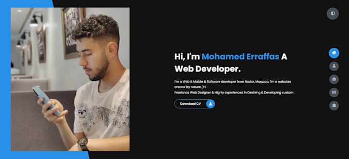 Create websites in html css js using angular react by Mohamederraffas ...