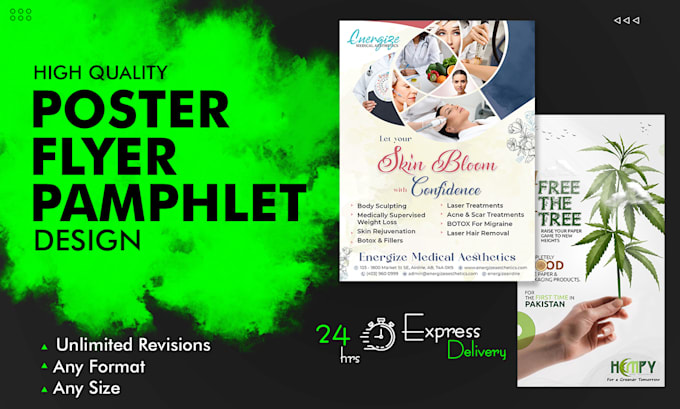 Design impactful posters, flyers, and pamphlets by Ghias_fiverr | Fiverr