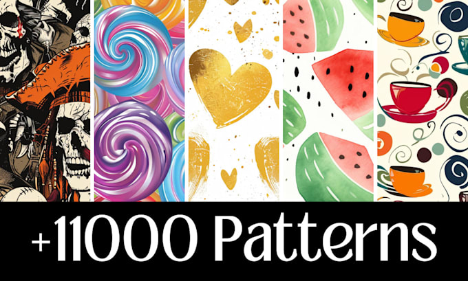 Give you more than 11000 patterns for textile, fabric prints, ready to ...