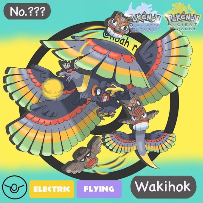 Concept design legendary fakemon by Sabry_pk98_art | Fiverr