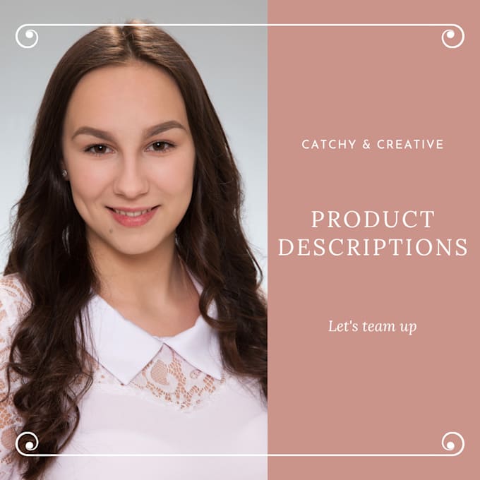 Write catchy product descriptions for your brand by Radicsjulcsi | Fiverr