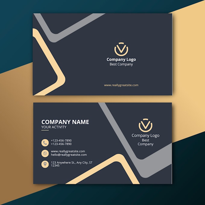 Design your business card design print ready by Azedineelm | Fiverr