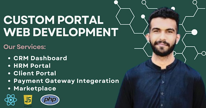 Create crm dashboard, hr portal, and job portal using custom web development by Muhammad_mesum ...