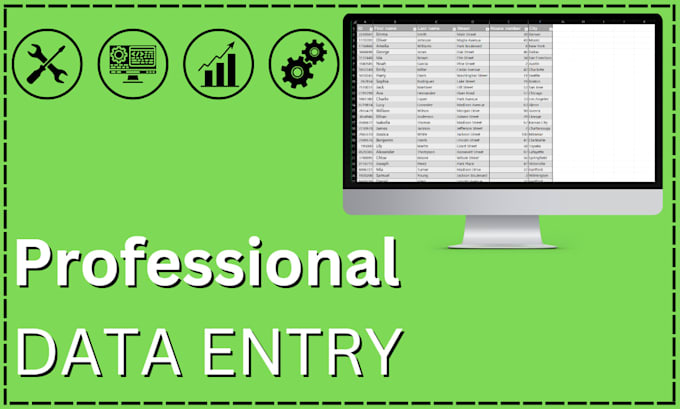 Fast and accurate data entry in excel by Simon_moser | Fiverr