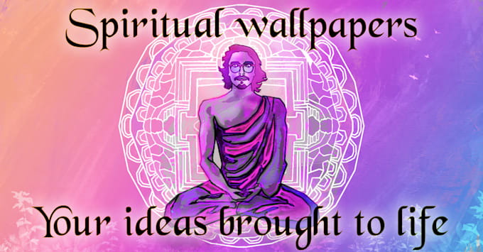 Draw a spiritual wallpaper by Screechart | Fiverr
