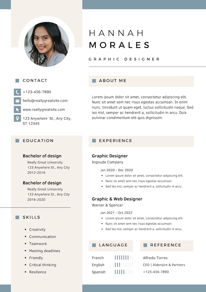 Compose a polished resume and accompanying cover letter by ...