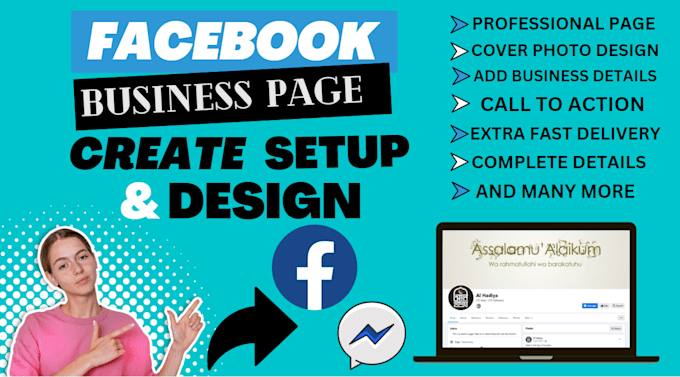 Create and setup a professional facebook page and fan page by ...