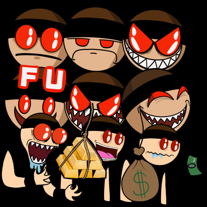 Create Custom Emotes Or Badges For Your Stream By Maniacgrin Fiverr