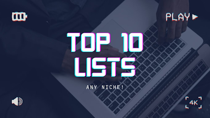 Professional youtube top 10 script writing by Nevadaclaus | Fiverr