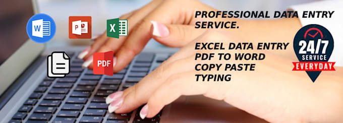 Do excel data entry, copy paste, pdf to word, typing by Nadeesha107 | Fiverr
