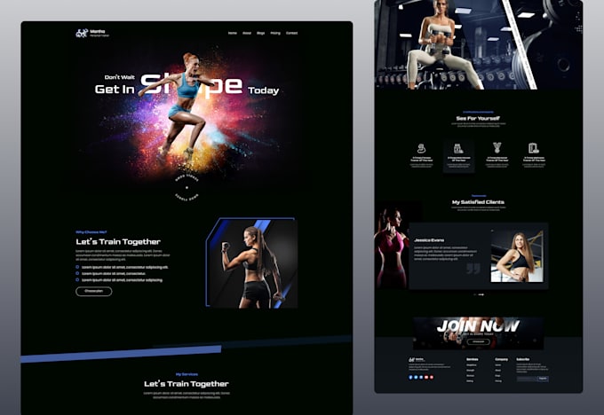Do eye catching ui ux web design by Fati_creations | Fiverr