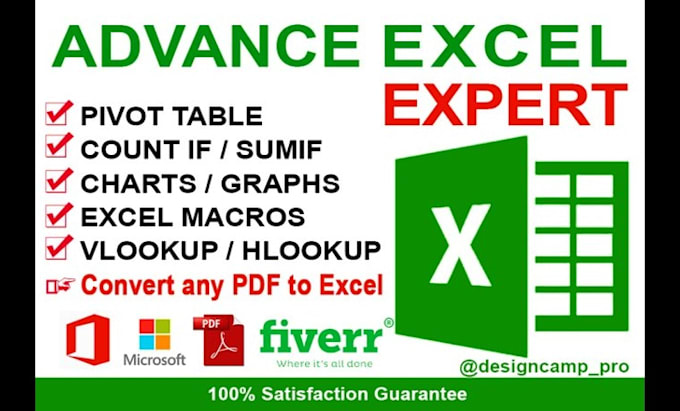 Make stunning in excel, data entry, design for your business by ...