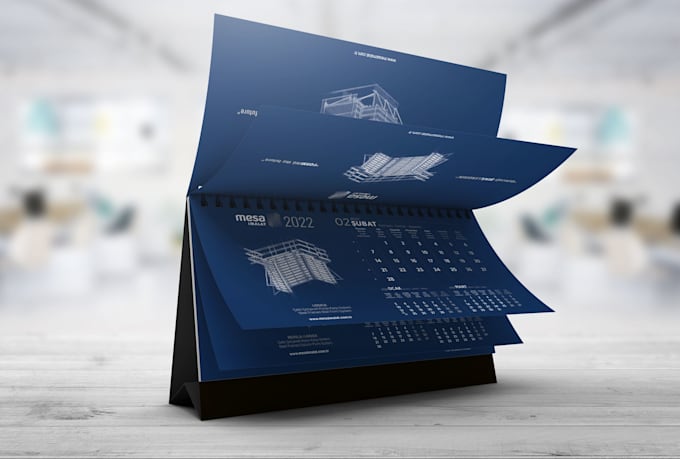 Do desktop minimal and modern calendar by Mithatserhatozt | Fiverr