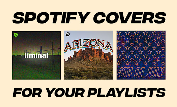 Do custom spotify covers for your playlists by Nikosteiner | Fiverr