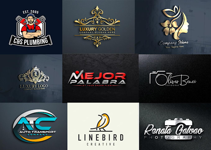 Design 3 amazing minimalist and 3d business logo by Arifkhan296 | Fiverr