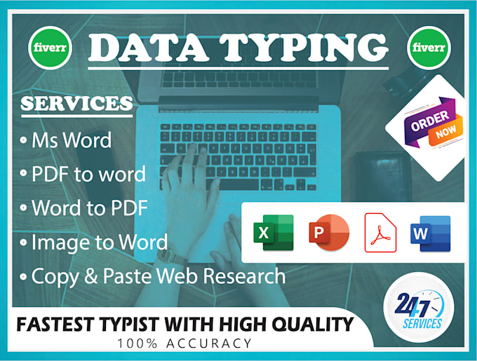 Do fast english typing job of pdf images to ms word typist by Jamlive ...