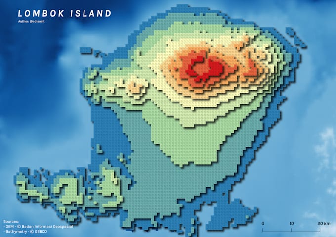 Create Digital 2d Custom Map Using Qgis Arcgis Canva Or Adobe