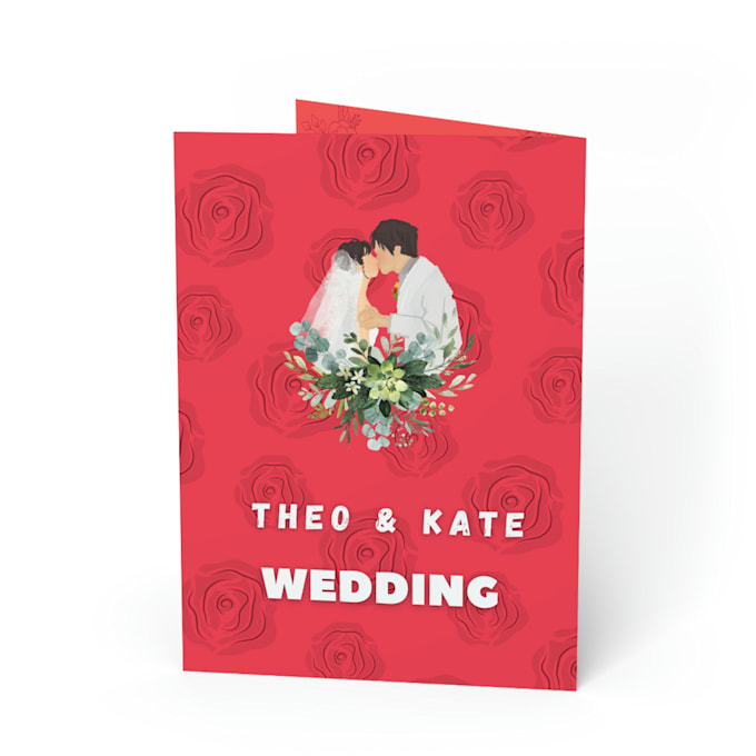 Create your dream wedding invitation high res pdfs by Johnthens | Fiverr