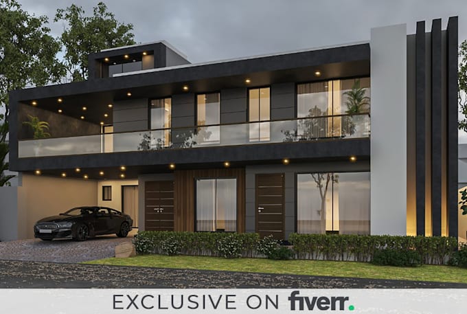 Create realistic 3d residential design by Harissazmat | Fiverr