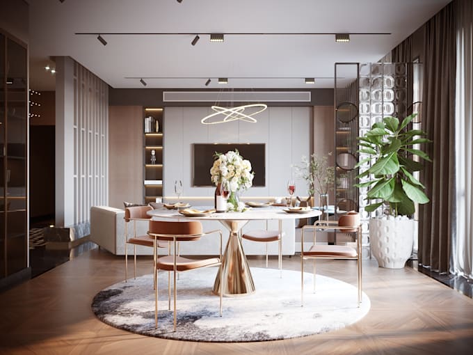 Design your apartment and deliver realistic 3d renders by Viz_moo | Fiverr
