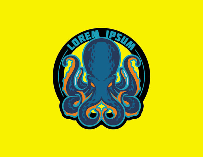 Design creative octopus mascot logo with new concept in 1 day by Rakib_hassem | Fiverr