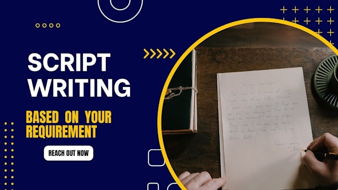 Crafting compelling characters and storylines for your project by Medrickilunga | Fiverr