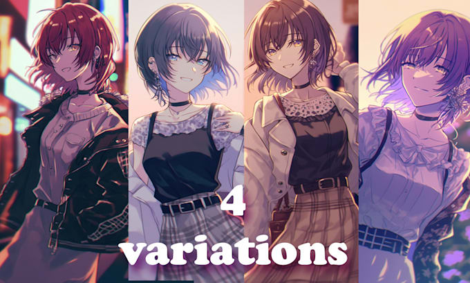 Create the perfect waifu in a day by Tinyorangejuice | Fiverr