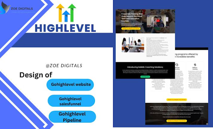 Design amazing website and funnel using gohighlevel by Tobzoe | Fiverr