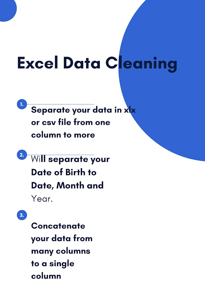 Clean your data in excel by Suvam45 | Fiverr