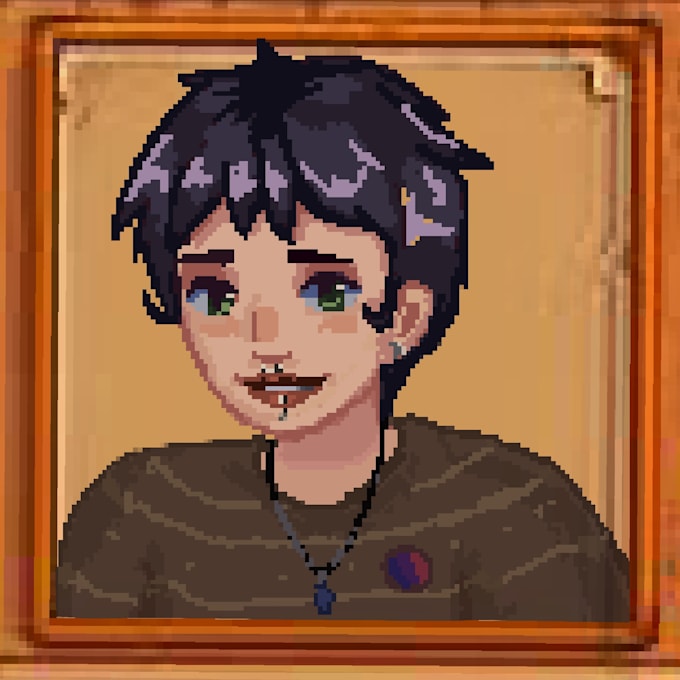 Do your portrait in stardew valley artstyle by Artsycarolzis | Fiverr