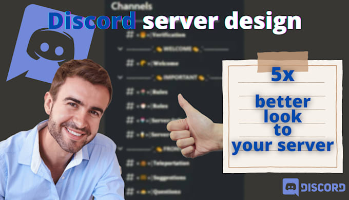 Make your discord server look even better than ever by Frafra11 | Fiverr