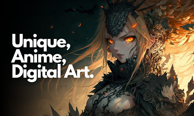 Design a unique exclusive amazing anime digital art by Digicreativein ...