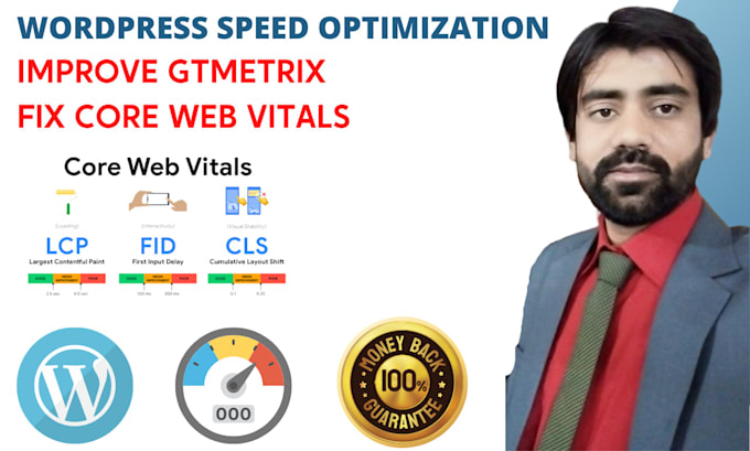 Improve gtmetrix page speed score and fix core web vitals lcp fid cls by Abdul8818 | Fiverr