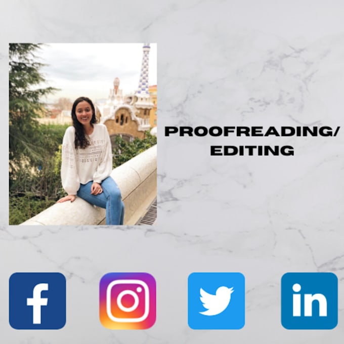 Proofread and edit your writing by Andrea_8898 | Fiverr
