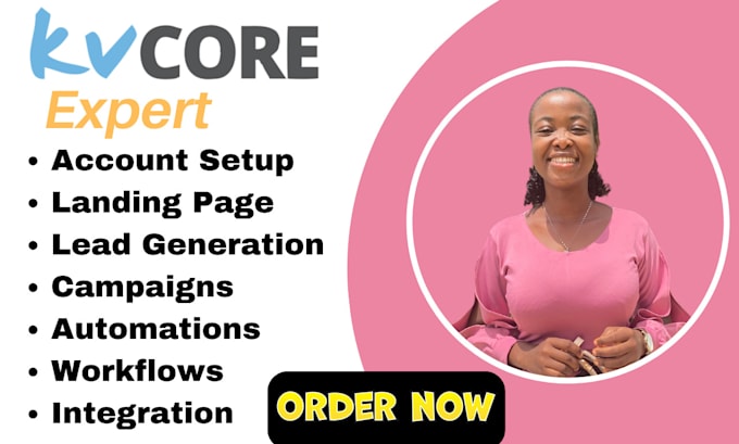 Setup kvcore crm automation website drip campaign landing page design ...