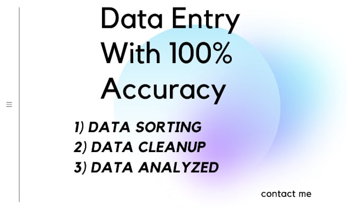 Excel Data Entry Data Sorting Formatting Cleanup And Pdf To Excel By Umar6660 Fiverr