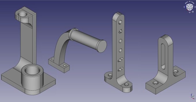 Create a 3d parametric cad model for you by Amertise | Fiverr