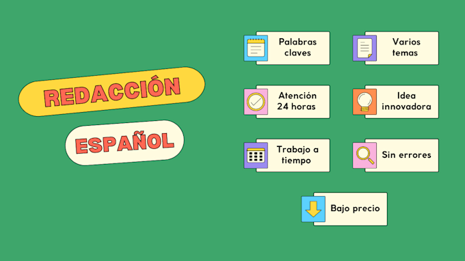 Do writing or translate text in spanish by Yanepe | Fiverr