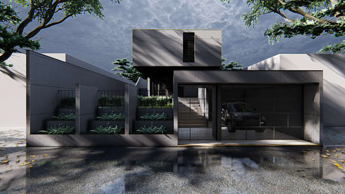 Model and render photorealistic 3d exterior images by Midstudio_ | Fiverr