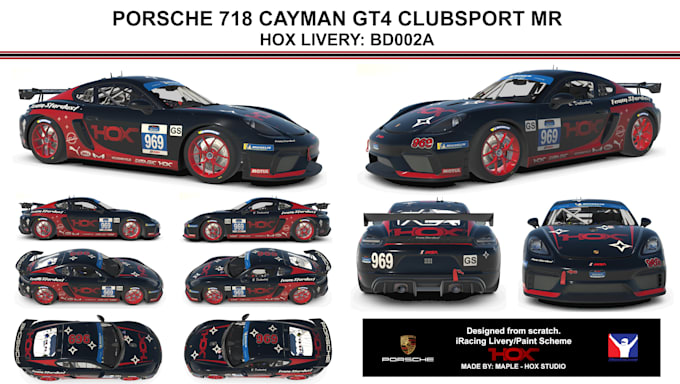 Design you a custom livery for your car in iracing by Hq519studio | Fiverr