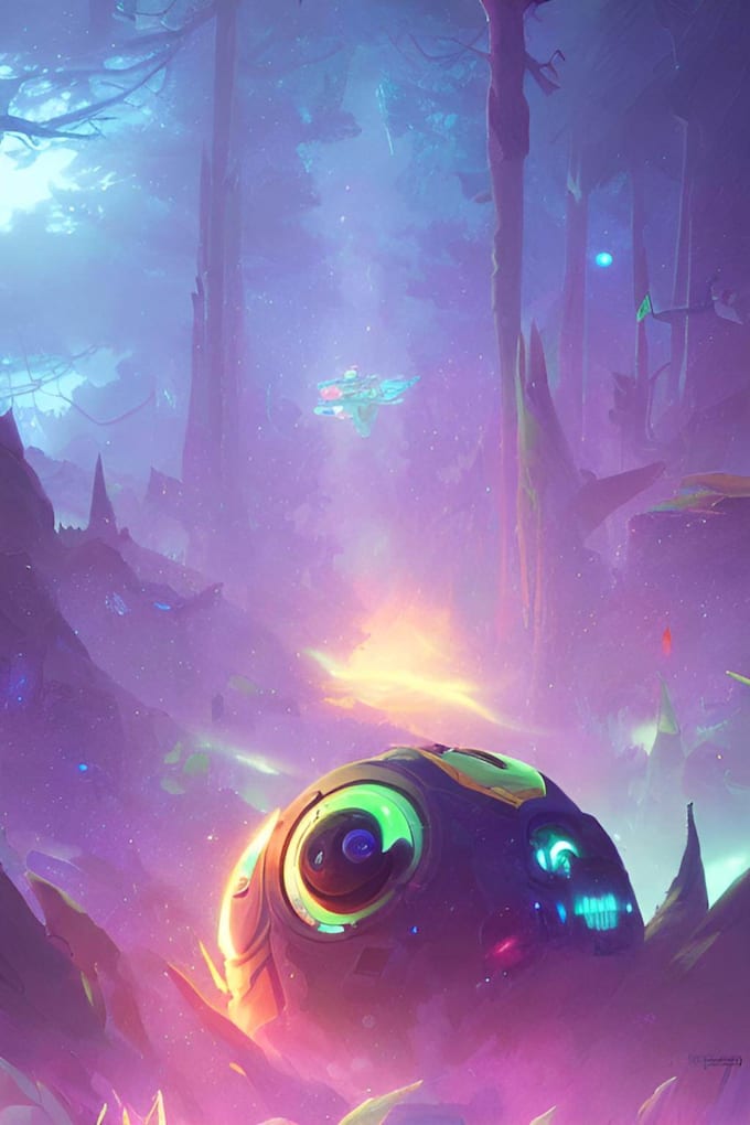 Beautiful space scenery illustrations by Lilika984 | Fiverr