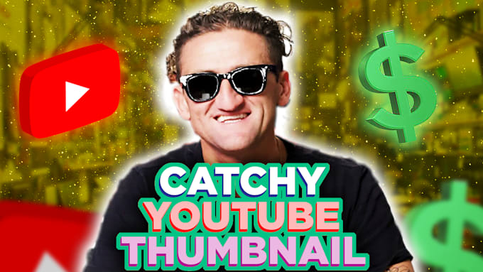 Design custom catchy youtube thumbnails by Aryanthakur6688 | Fiverr