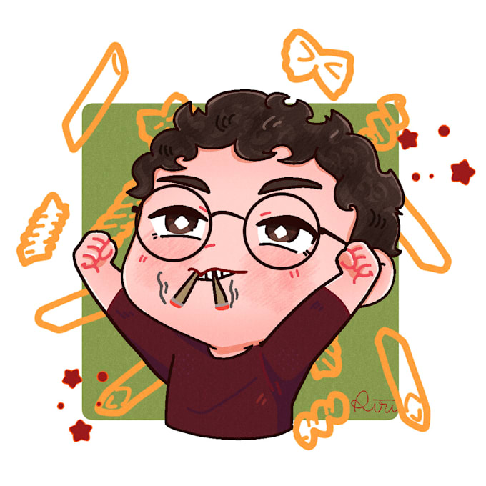 Make cute chibi stylized art for you by Mizuholily | Fiverr